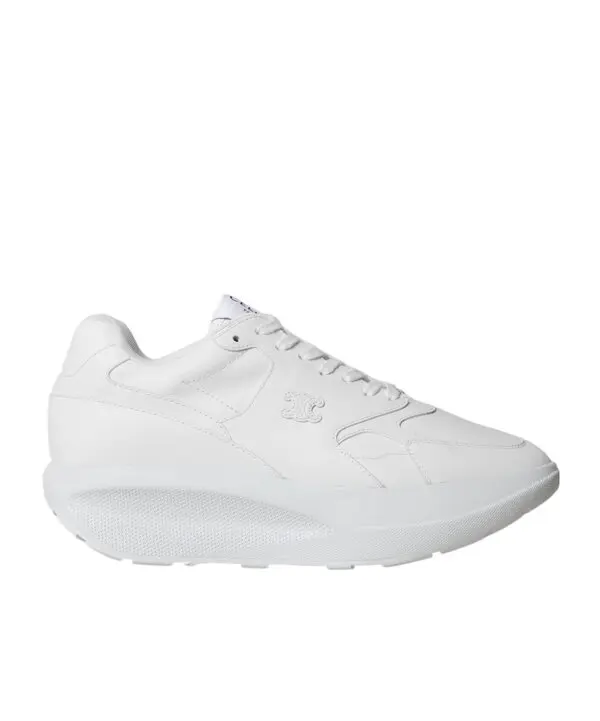 Celine Rock Wedge Sneakers - White