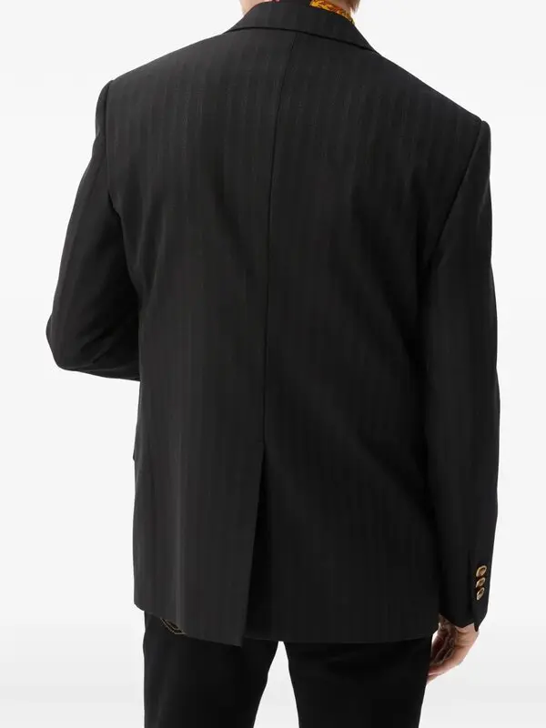 Versace Jacquard Wool Blazer