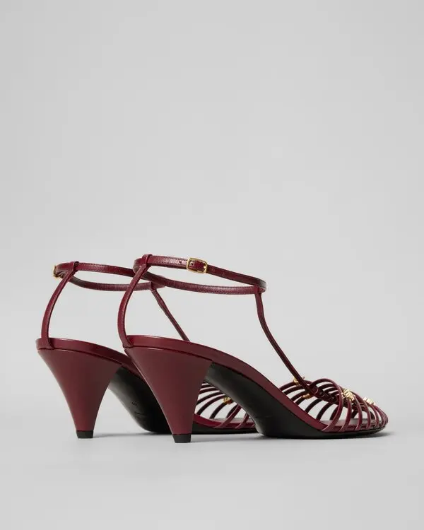 Celine Cage High-heeled Sandals