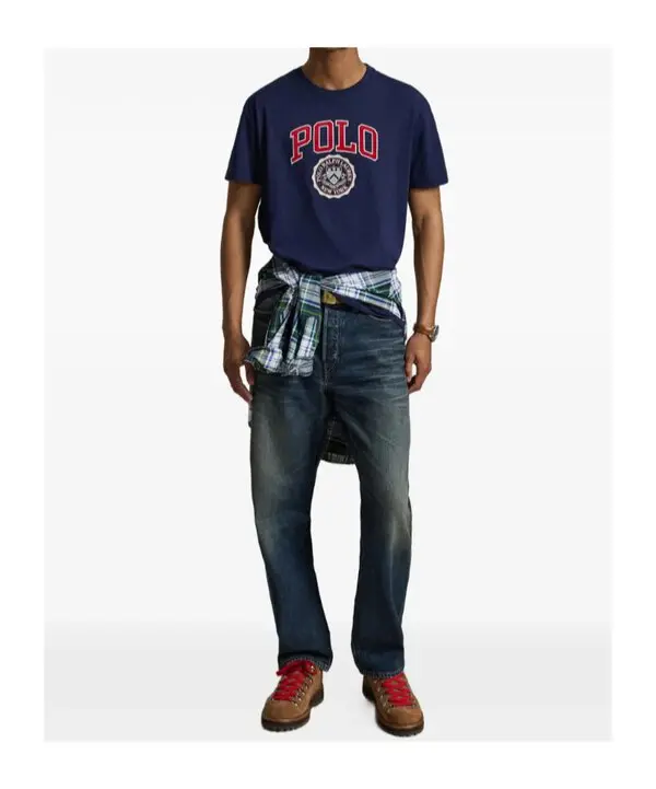 Polo Ralph Lauren Logo-print Flocked T-shirt