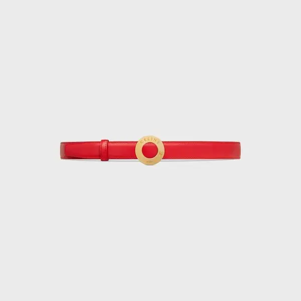 Celine Round Clasp And Reversible Belt