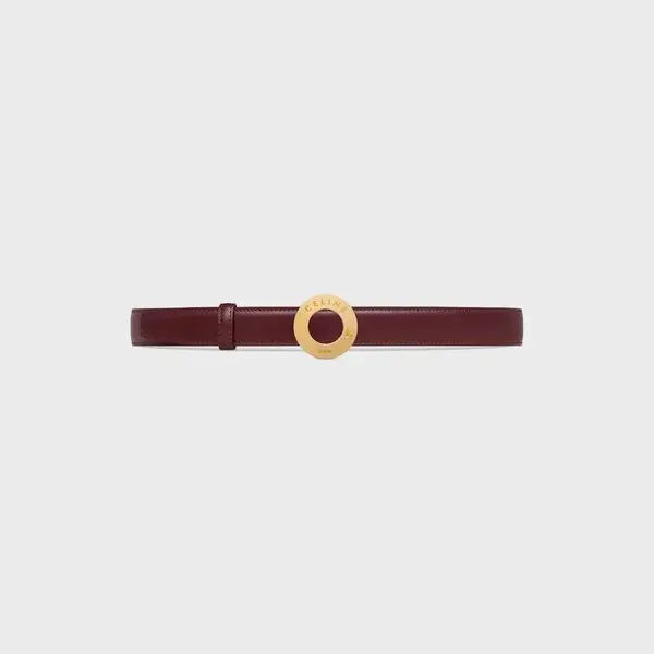Celine Round Clasp And Reversible Belt
