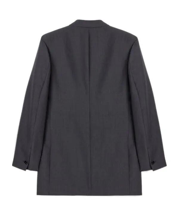 JIL SANDER Fil-à-fil Wool Tailored Jacket