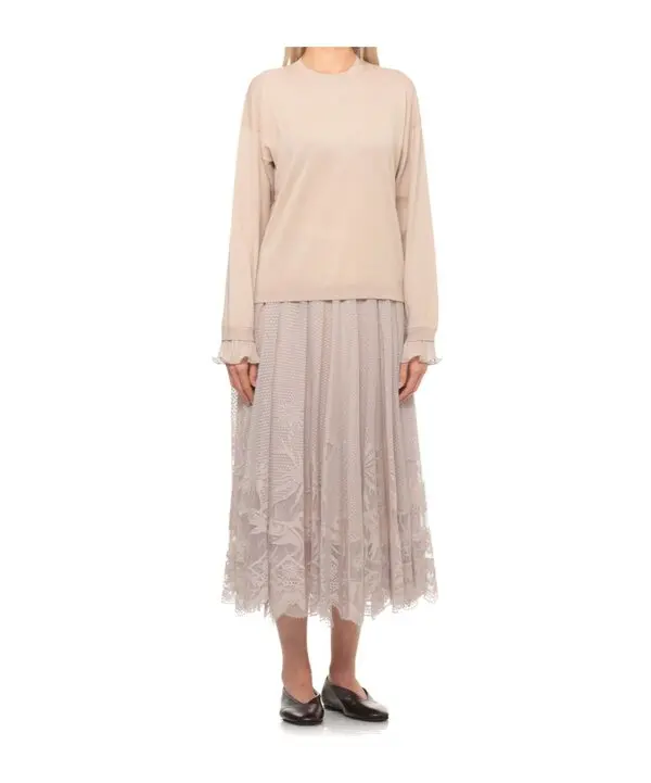 Fabiana Filippi Ruffled Cuff Sweater