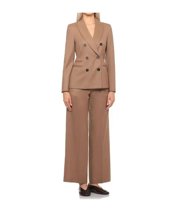 Peserico Peak-lapel Double-breasted Blazer
