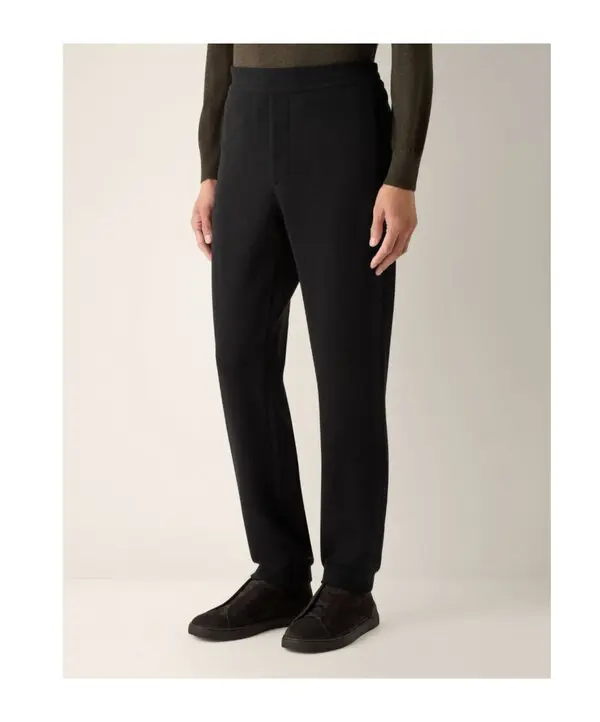 Zegna Wool Cotton And Silk Joggers