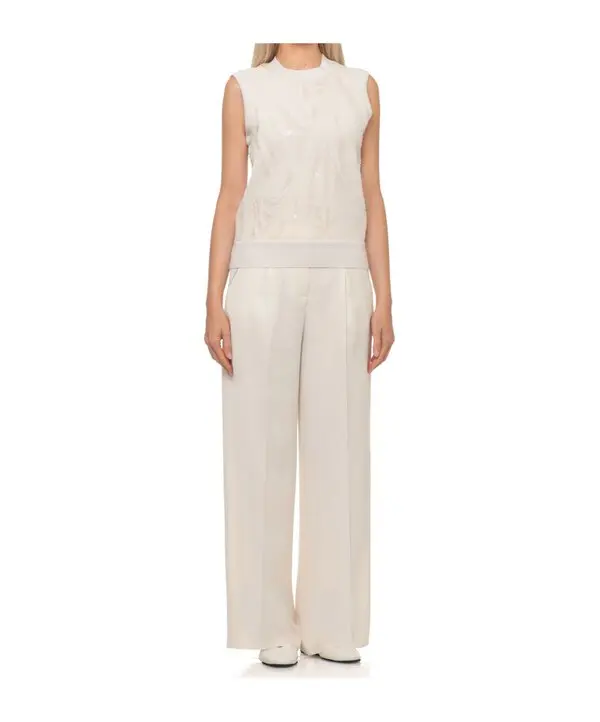 Peserico Sequined Knitted Top