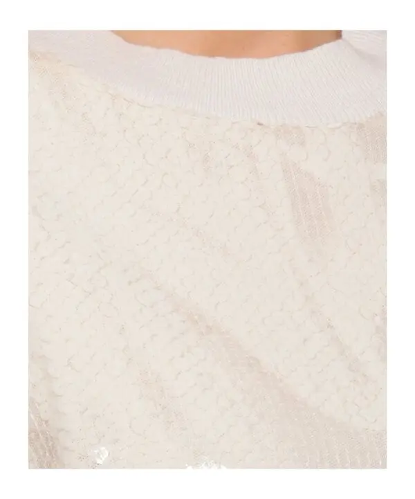 Peserico Sequined Knitted Top
