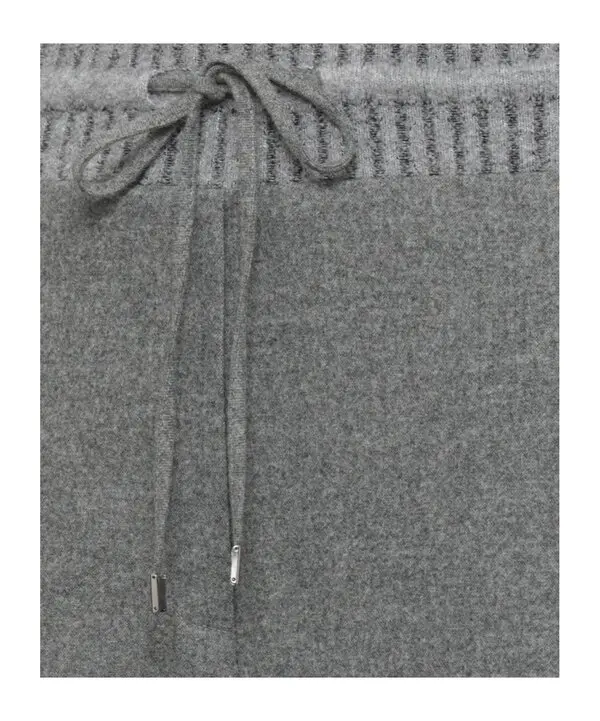 D.exterior Drawstring Knit-waist Pants
