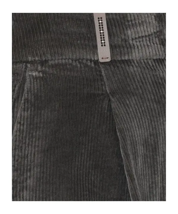Peserico Pleated Corduroy Pants