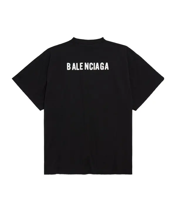 Balenciaga Silver Slipper Oversized T-shirt