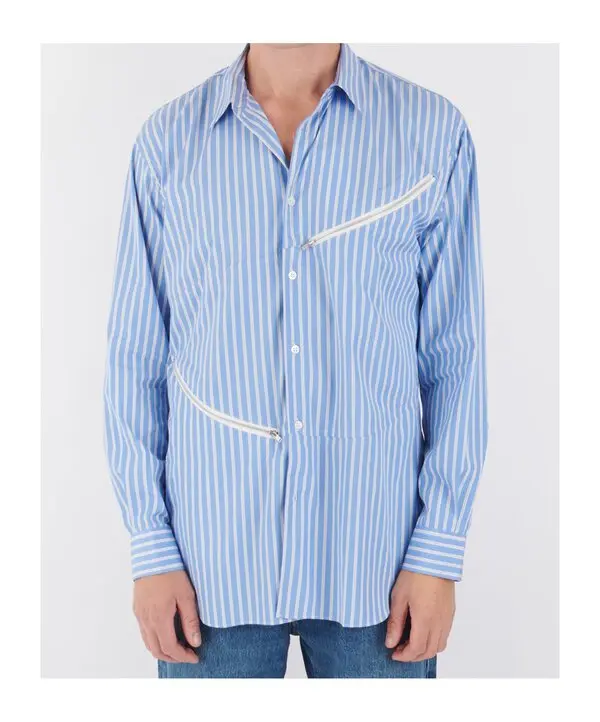 Comme Des Garçons Long-sleeved Striped Shirt