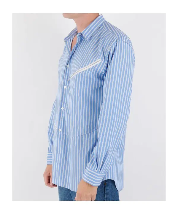 Comme Des Garçons Long-sleeved Striped Shirt