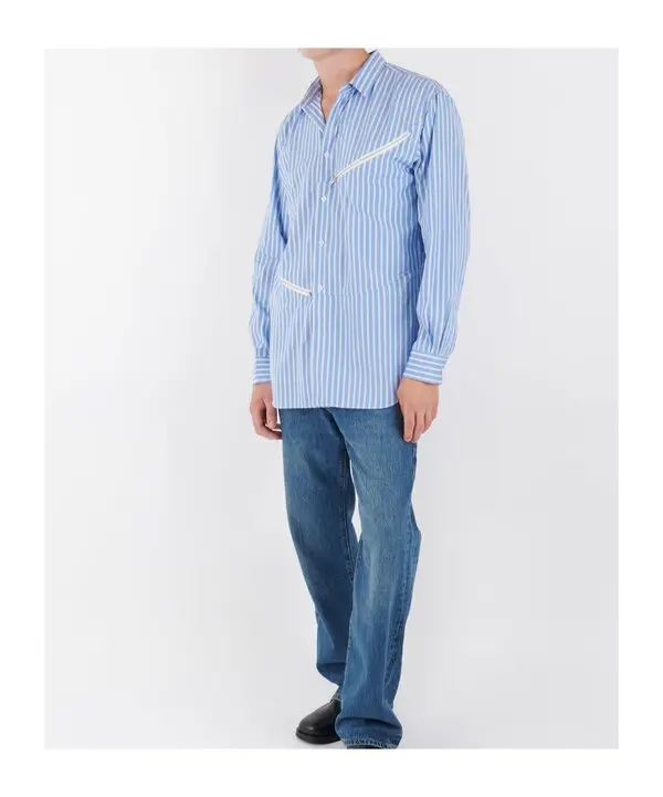 Comme Des Garçons Long-sleeved Striped Shirt