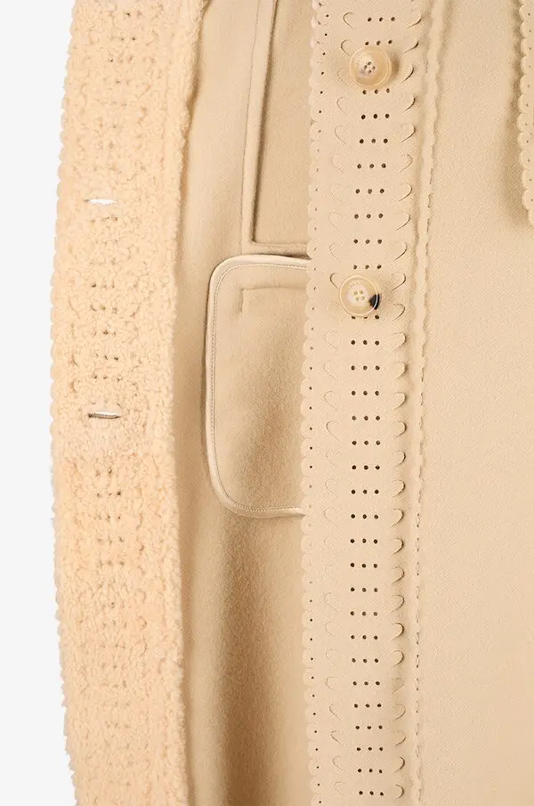 Ermanno Scervino Lapel Coat
