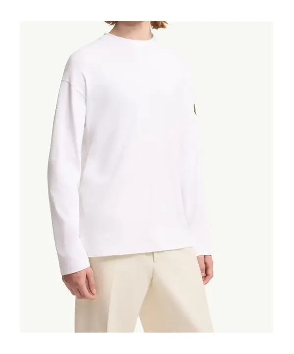 Moncler K2 Print Long Sleeve Cotton T-shirt
