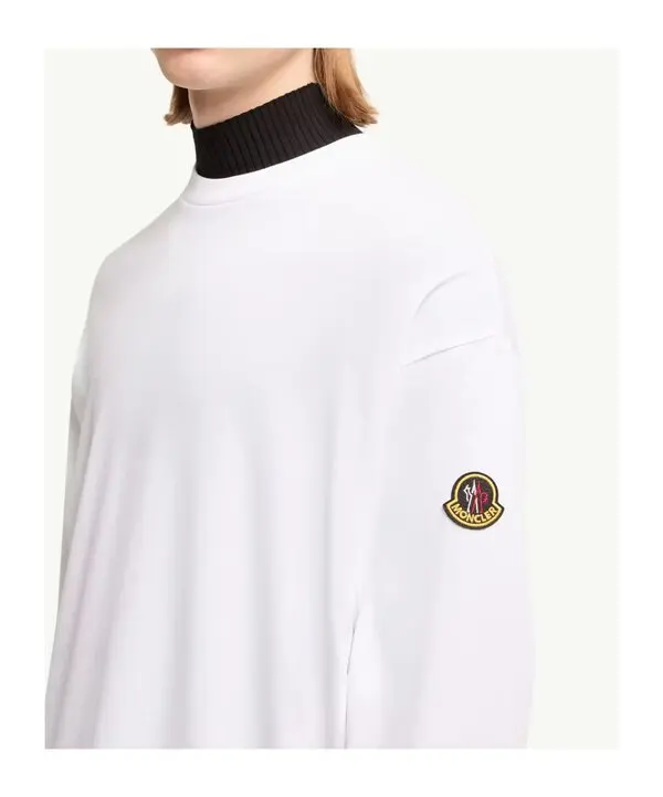 Moncler K2 Print Long Sleeve Cotton T-shirt