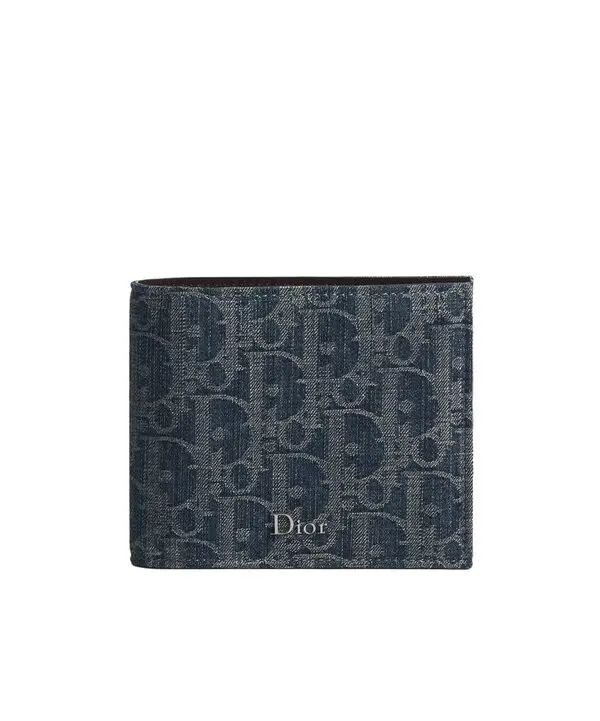 Dior Bi-fold Wallet - Blue