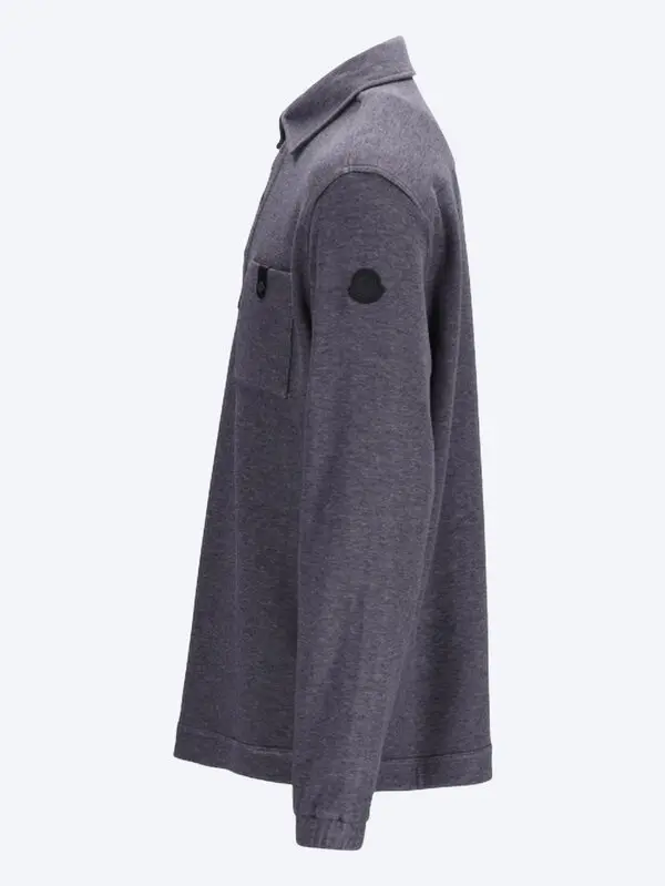Moncler Long-sleeve Polo Shirt