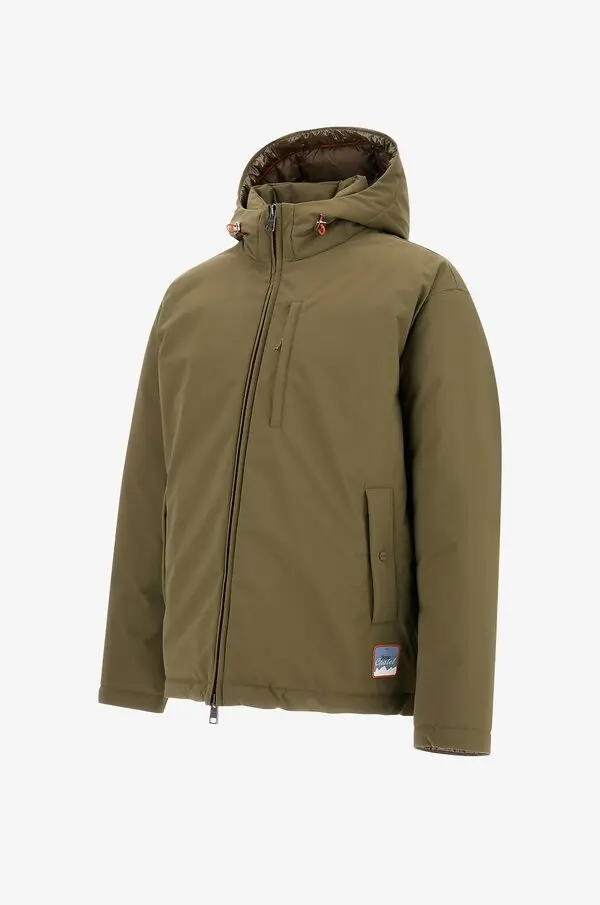 Herno Cropped Matte Nylon Hooded Down Jacket