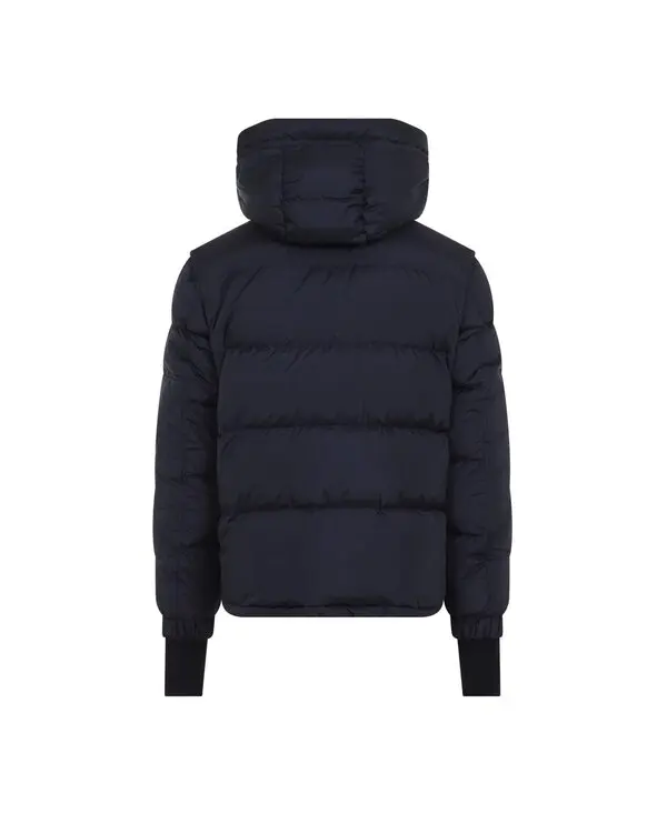 Moncler Kasanka Hooded Down Jacket - Navy