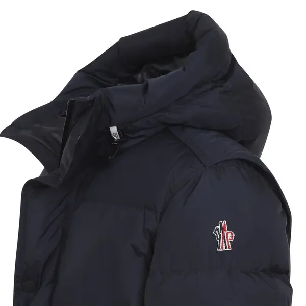 Moncler Kasanka Hooded Down Jacket - Navy