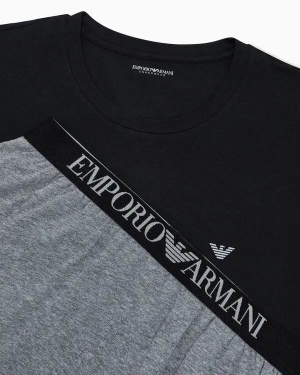 Emporio Armani Logo Two-piece Pyjamas