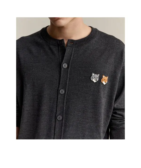 Maison Kitsuné Fox-patch Cardigan