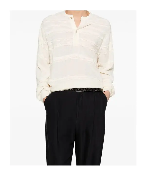 Emporio Armani Button Patterned Sweater