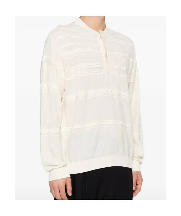 Emporio Armani Button Patterned Sweater