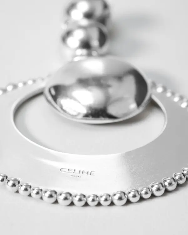 Celine Round Earrings