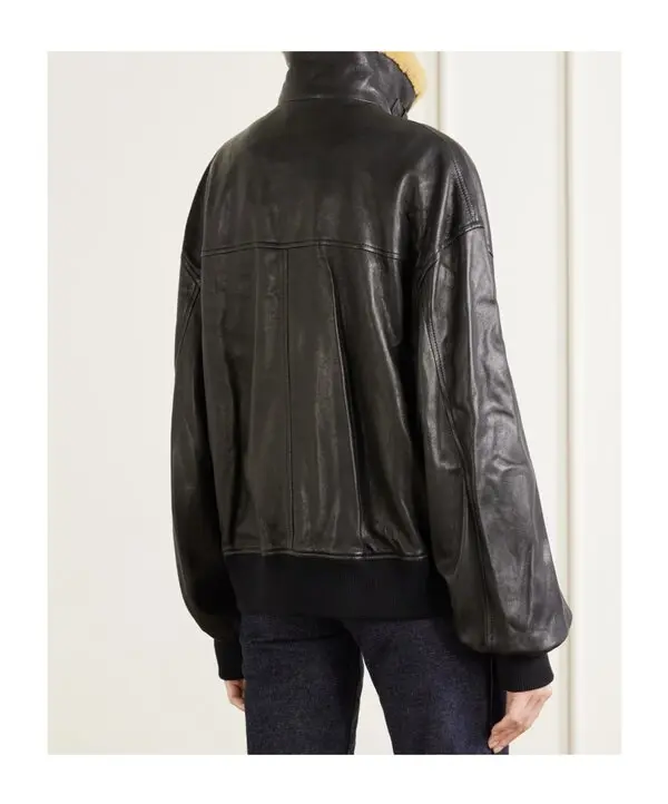 Khaite Long-sleeve Leather Jacket