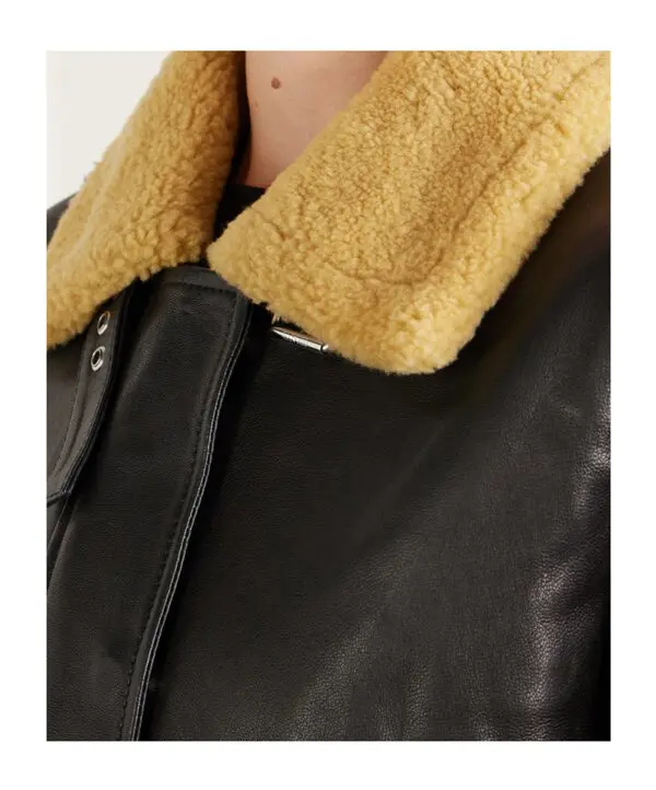 Khaite Long-sleeve Leather Jacket