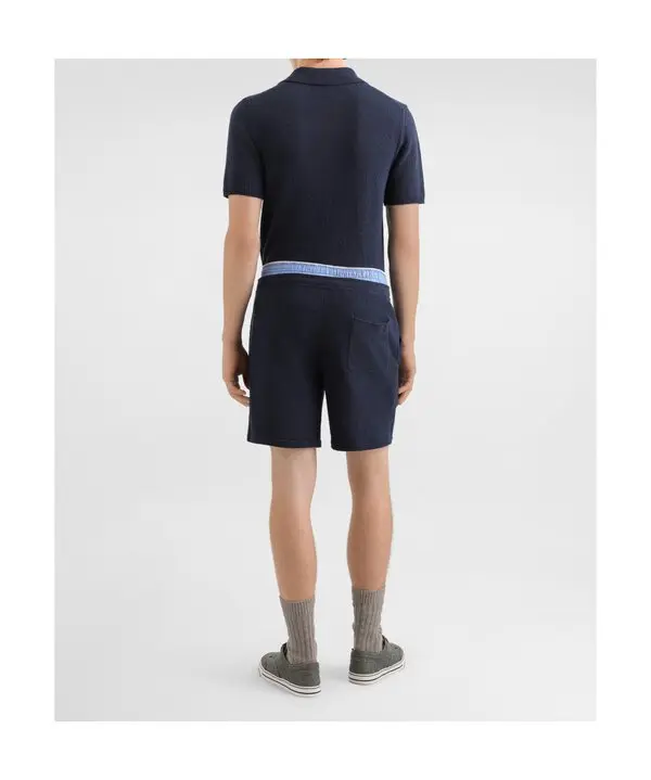 Dolce & Gabbana Striped Poplin Bermuda Shorts