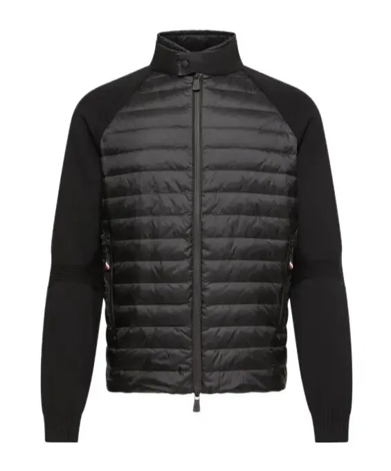 Moncler Quilted High-neck Down Jacket - Black