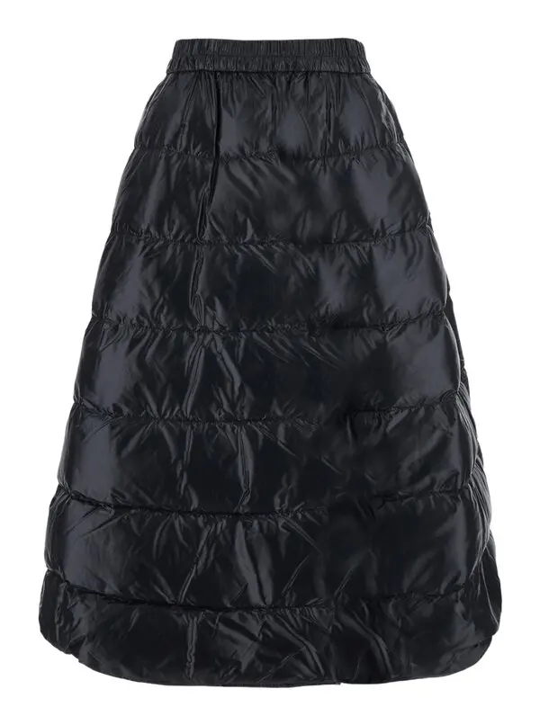 Moncler A-line Down Midi Skirt