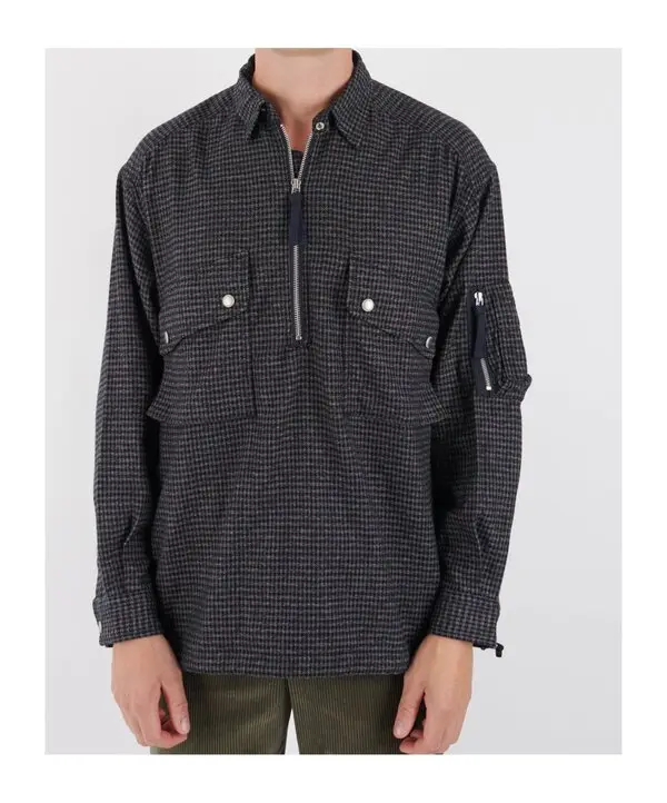 Comme Des Garçons Long-sleeved Plaid Shirt