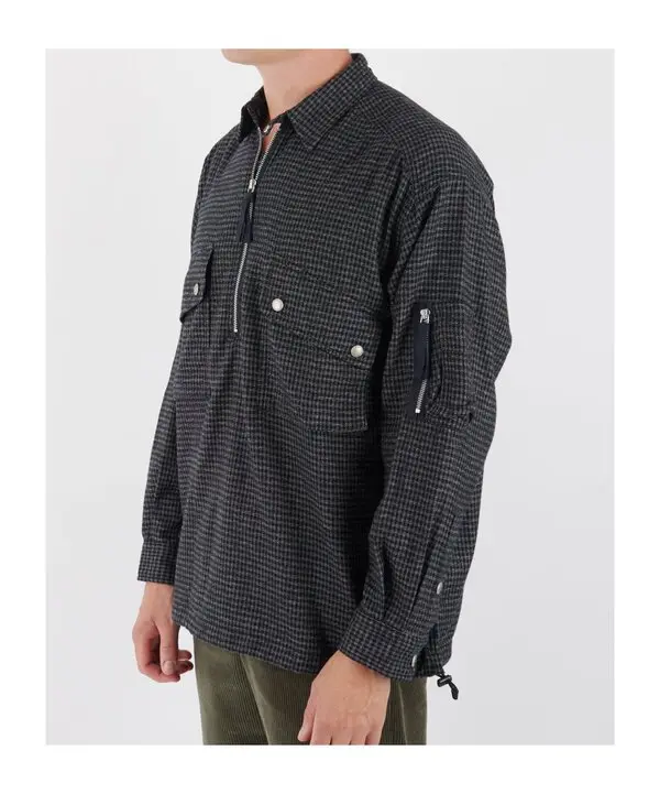 Comme Des Garçons Long-sleeved Plaid Shirt