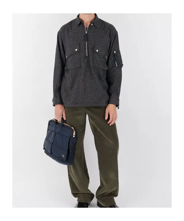 Comme Des Garçons Long-sleeved Plaid Shirt