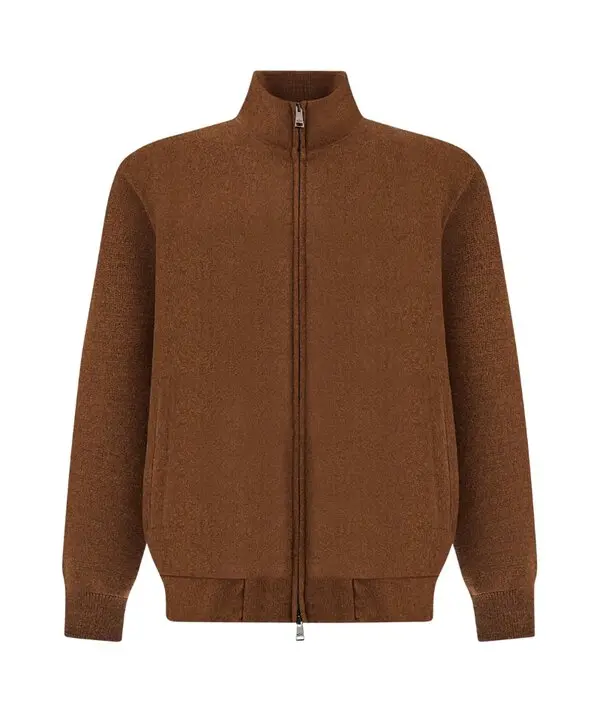 Paul & Shark The Layover Jacket In Wool And Cashmere - Brown