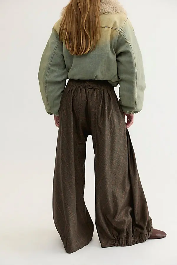 Free People Greatest Hits Pull-on Trousers - Brown Combo