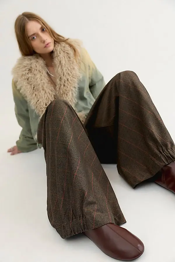 Free People Greatest Hits Pull-on Trousers - Brown Combo