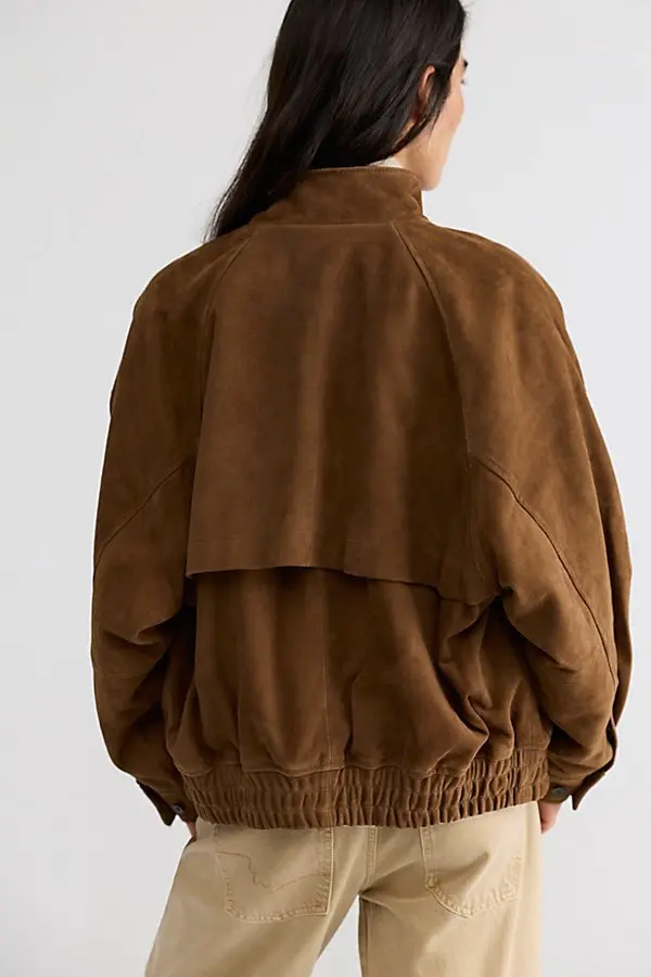 AGOLDE Blair Suede Jacket