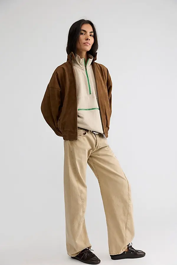AGOLDE Blair Suede Jacket