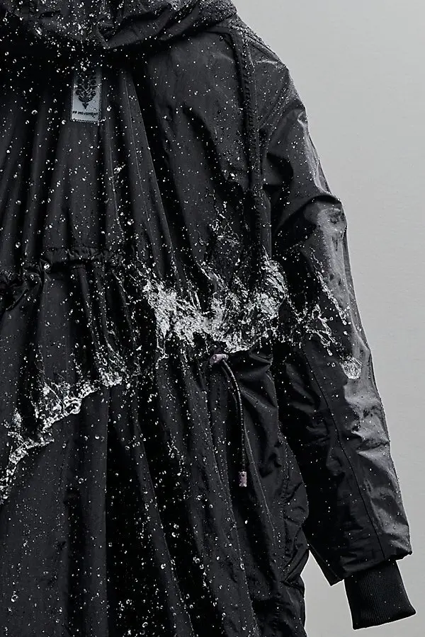 Free People Rainy Day Rituals Maxi Puffer - Black