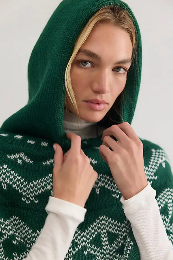 Hansel From Basel Cupid Fair Isle Capelet