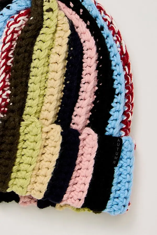 AUTUMN Patchwork Beanie - Lemonade