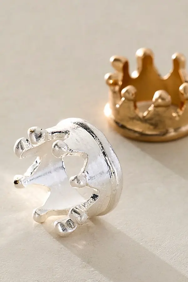 Free People Crown Ring - Silver