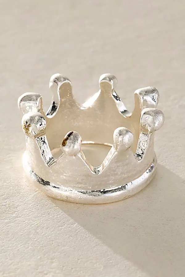 Free People Crown Ring - Silver