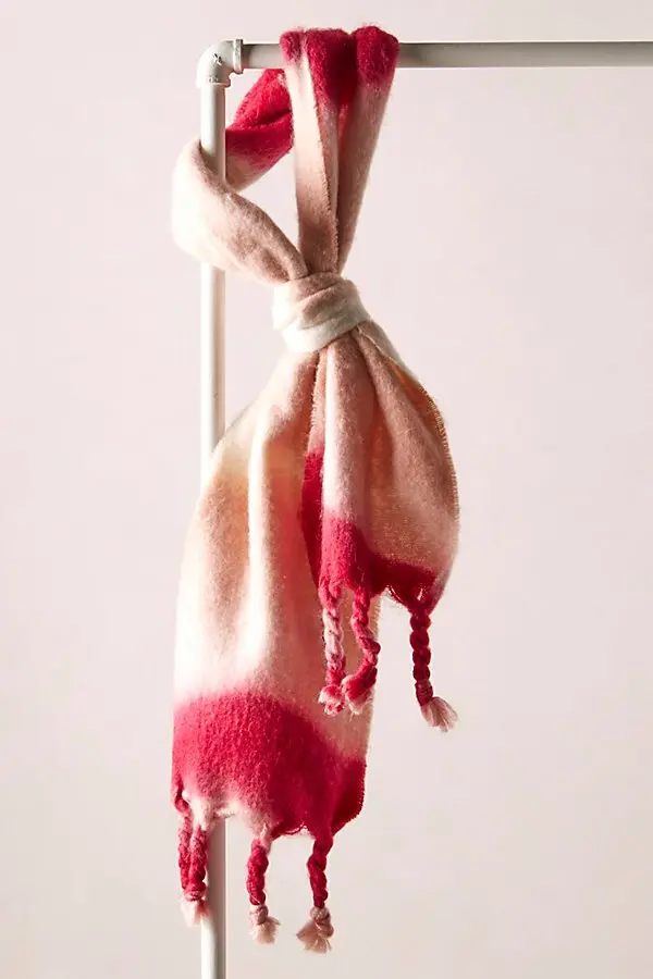Free People Winter Days Blanket Scarf - Bubblegum